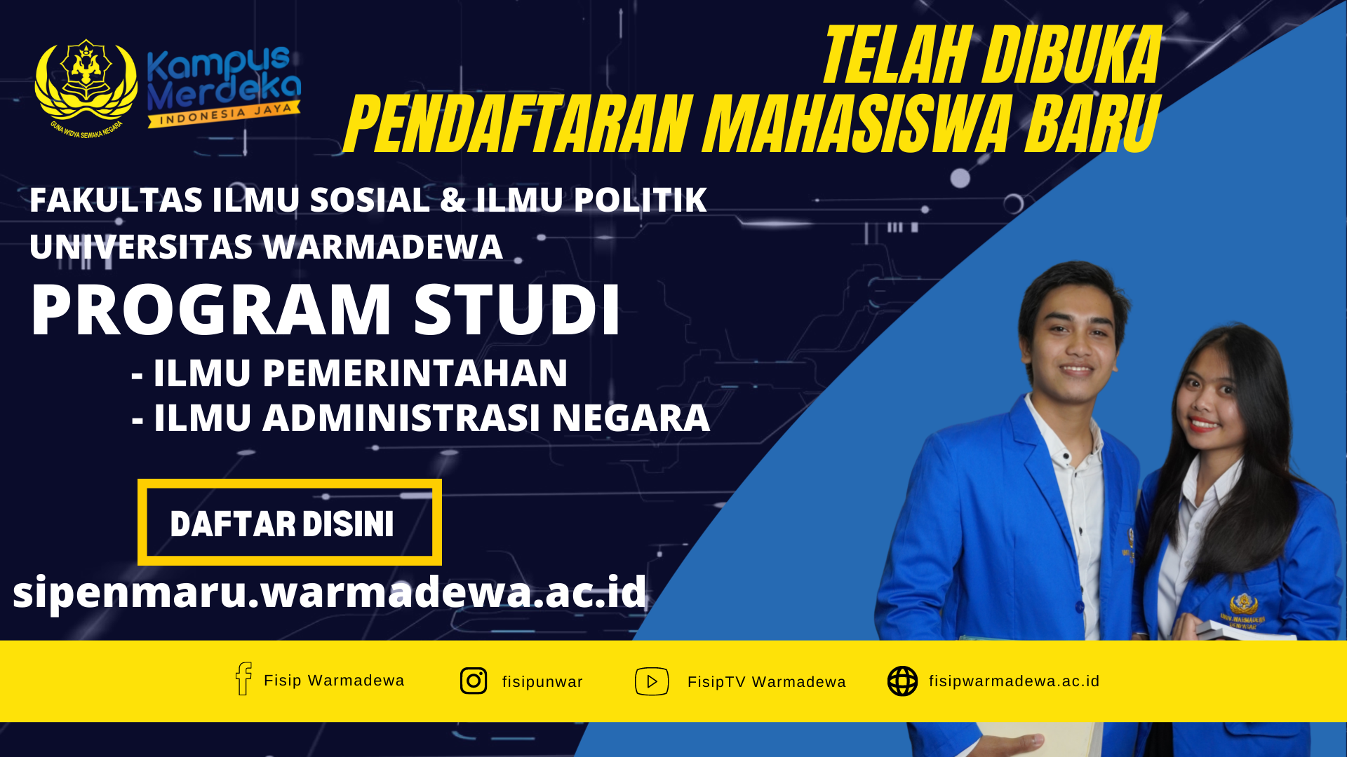 Calon Mahasiswa - Fisip Universitas Warmadewa